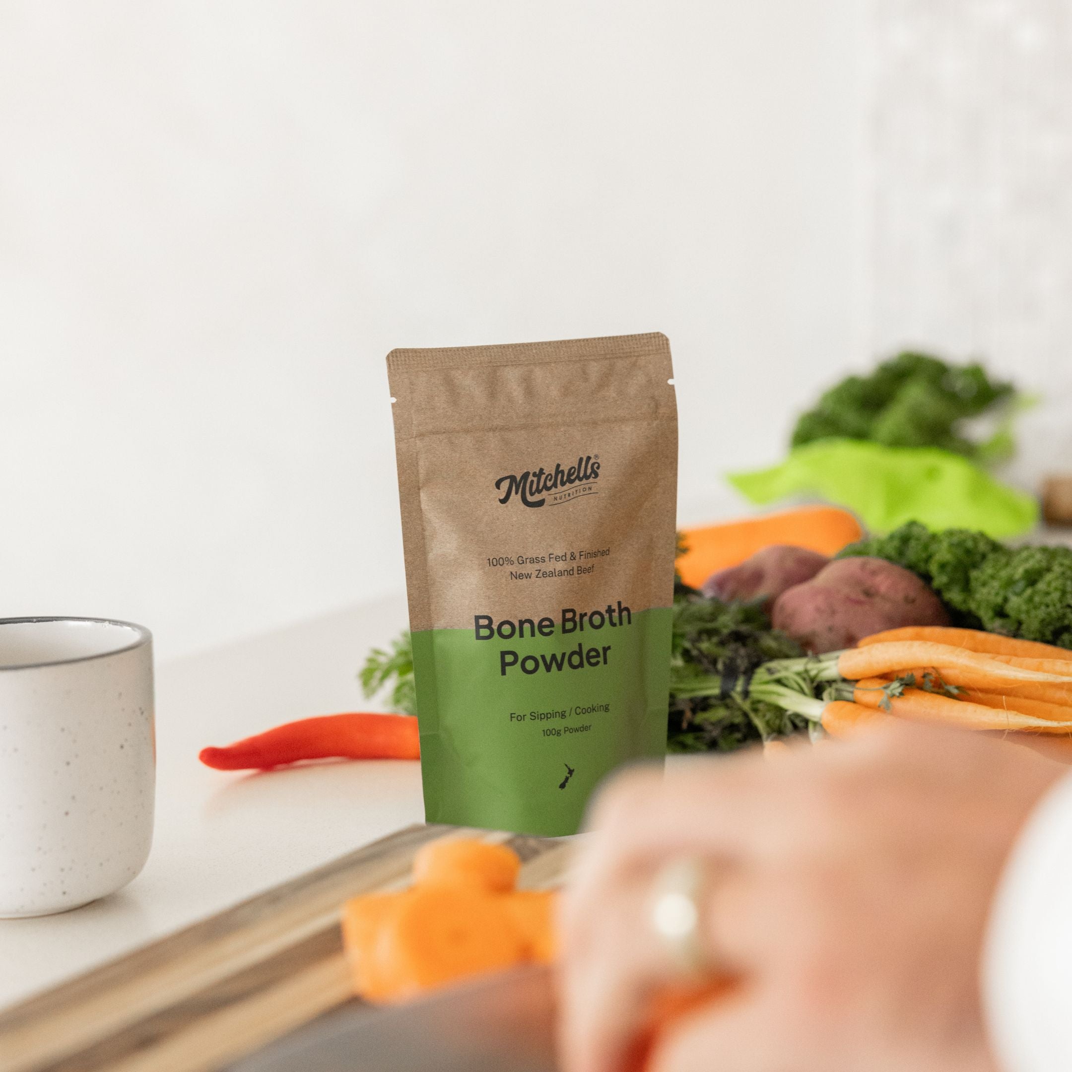 Mitchells Nutrition Bone Broth Powder 100g – The Sanctuary Beauty & Hair