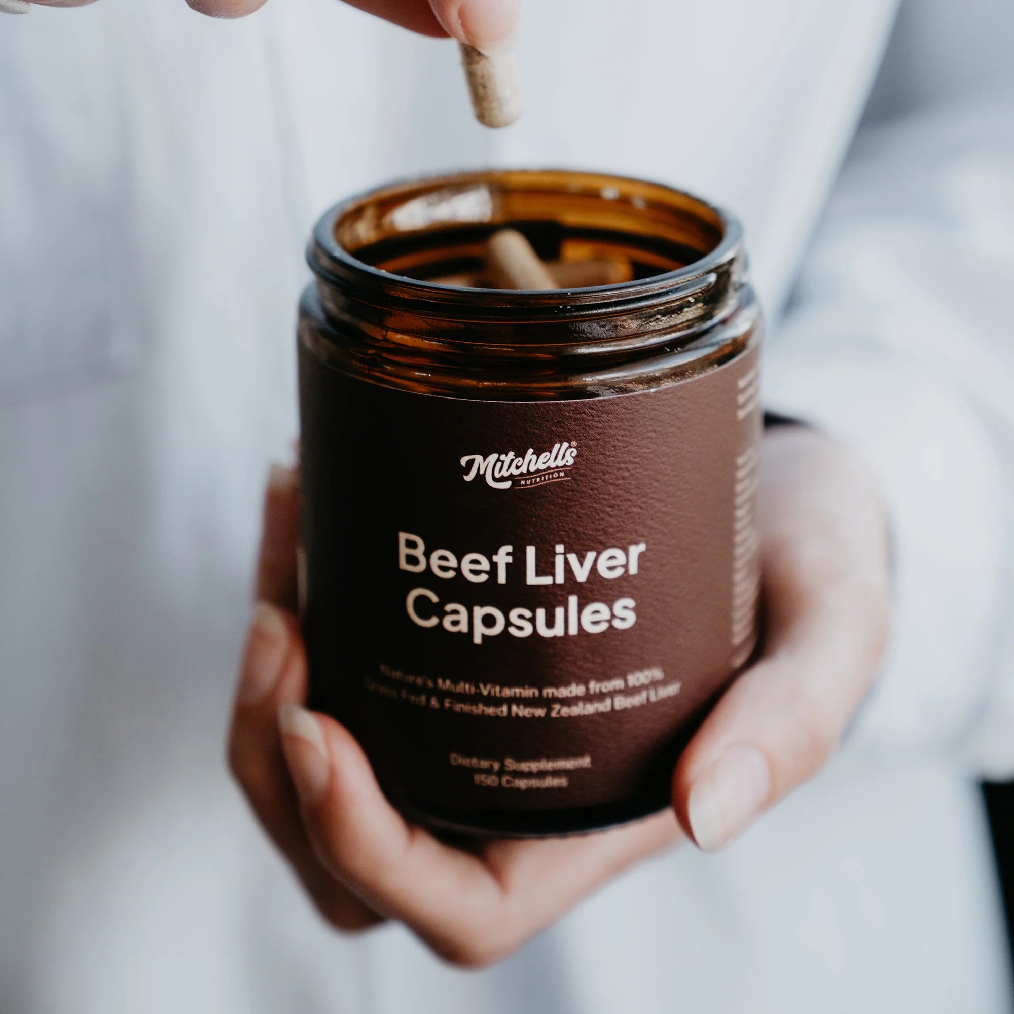 Mitchells Nutrition Beef Liver Capsules 150 Cap – The Sanctuary Beauty ...